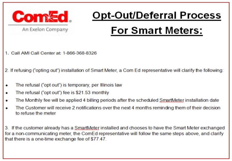 Chicago Suburb Formally Requests Permanent Smart Meter Refusal Option ...