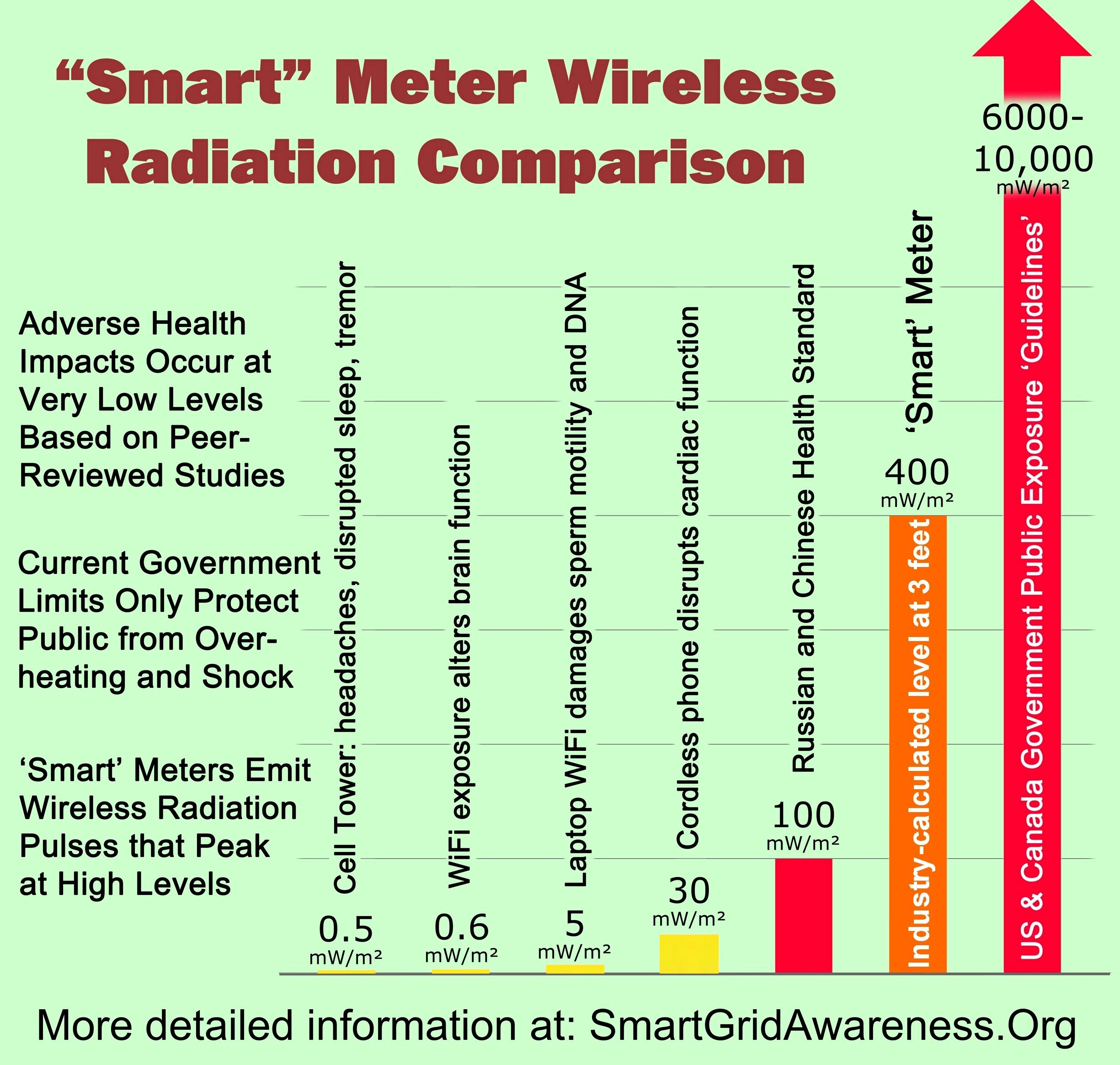 Radiofrequency (RF) Radiation Power Density Levels for Smart Meters ...